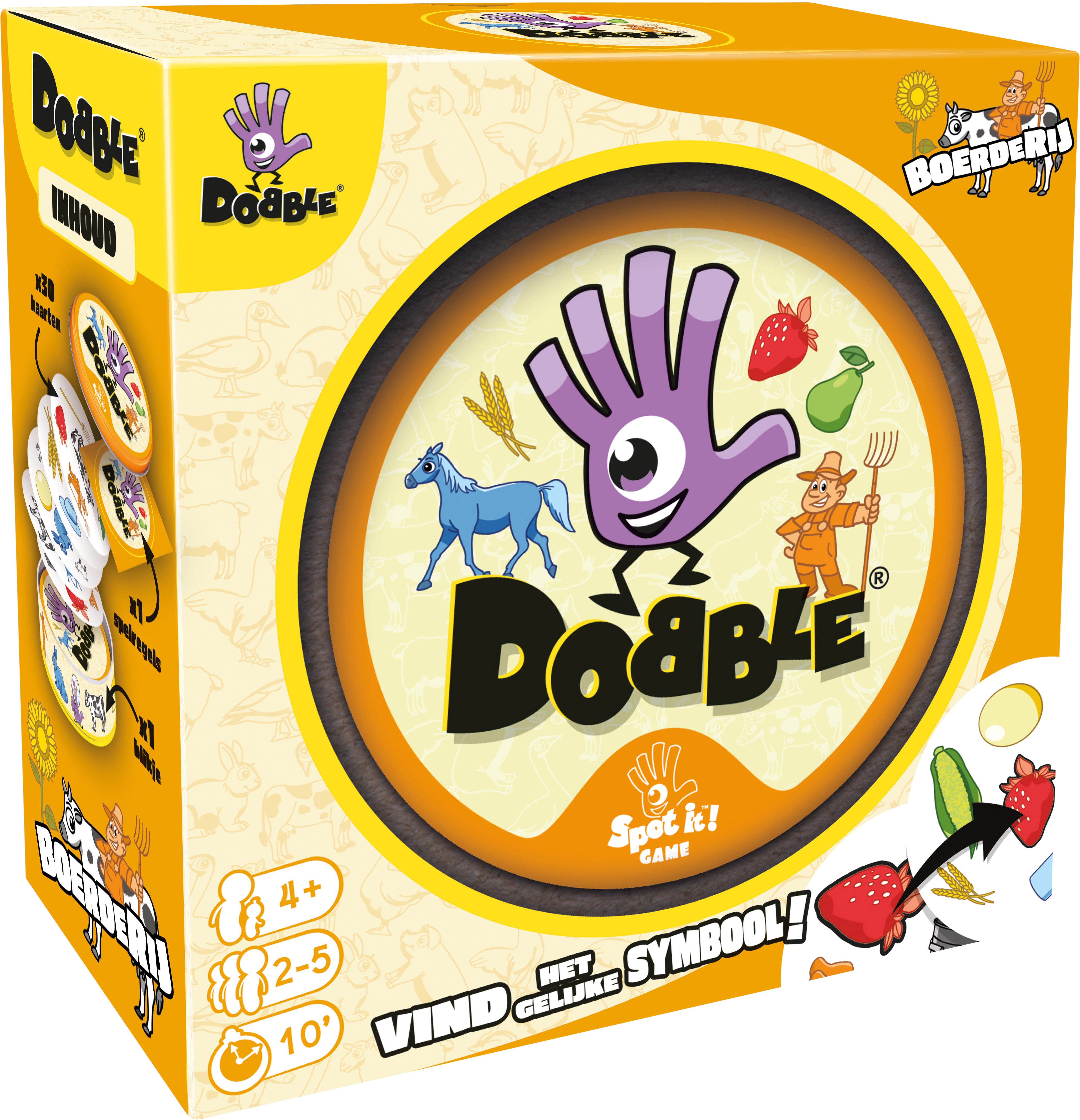 Asmodee - Game dobble farm – kleinkantoor