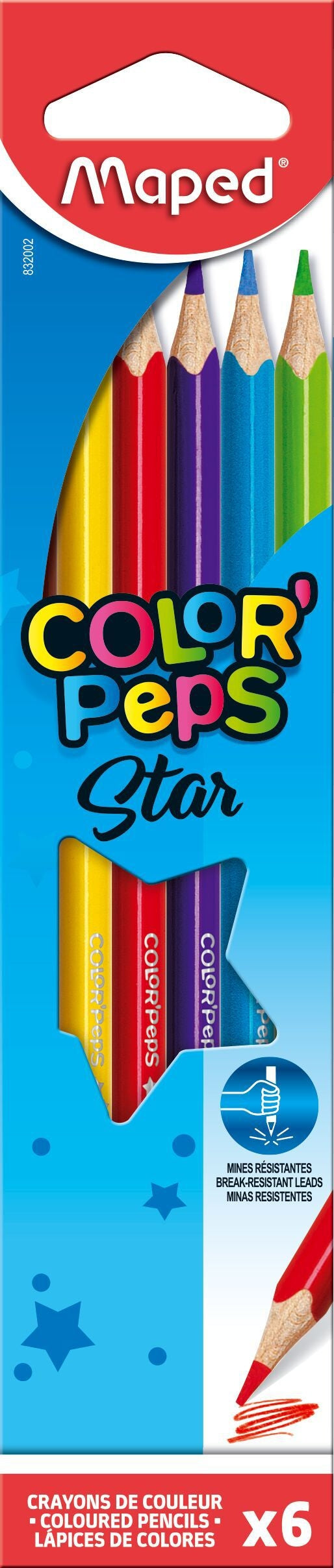 Maped - Colored pencil Color'Peps set of 6 colors – kleinkantoor